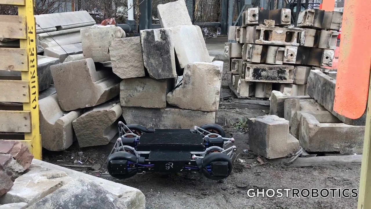 Ghost Minitaur Explores the Outdoors by GhostRobotics - AthisNews